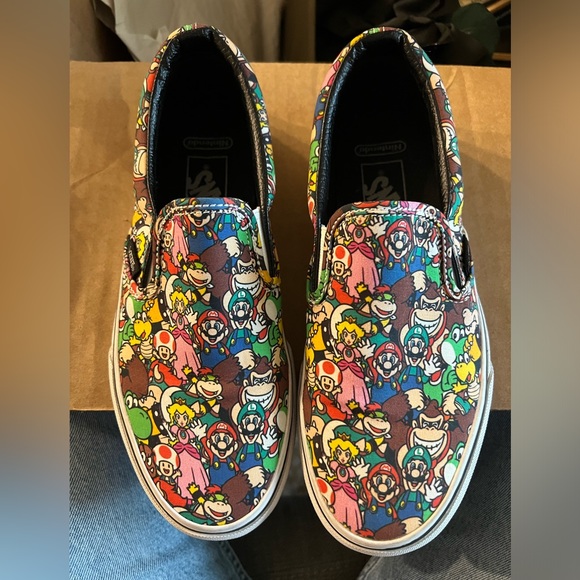Vans | Shoes | Nintendo Slipon Vans Size 7w 55m | Poshmark